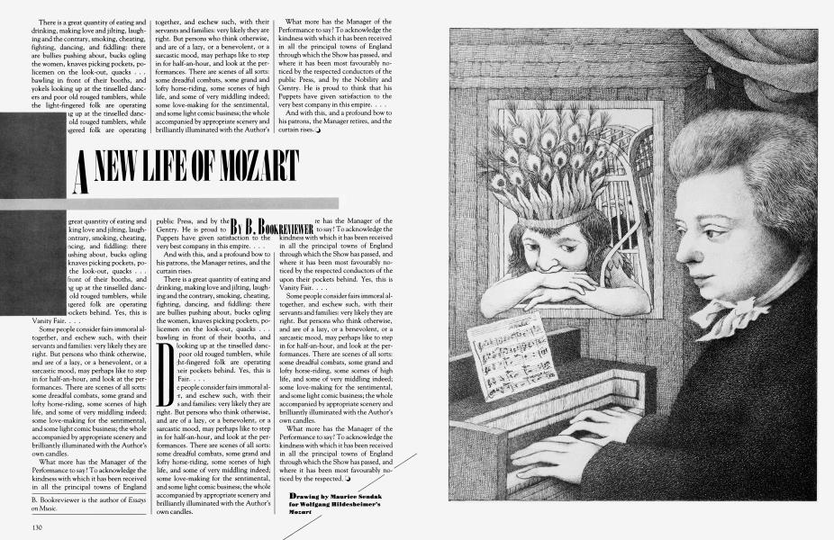 A NEW LIFE OF MOZART | Vanity Fair | January 1982